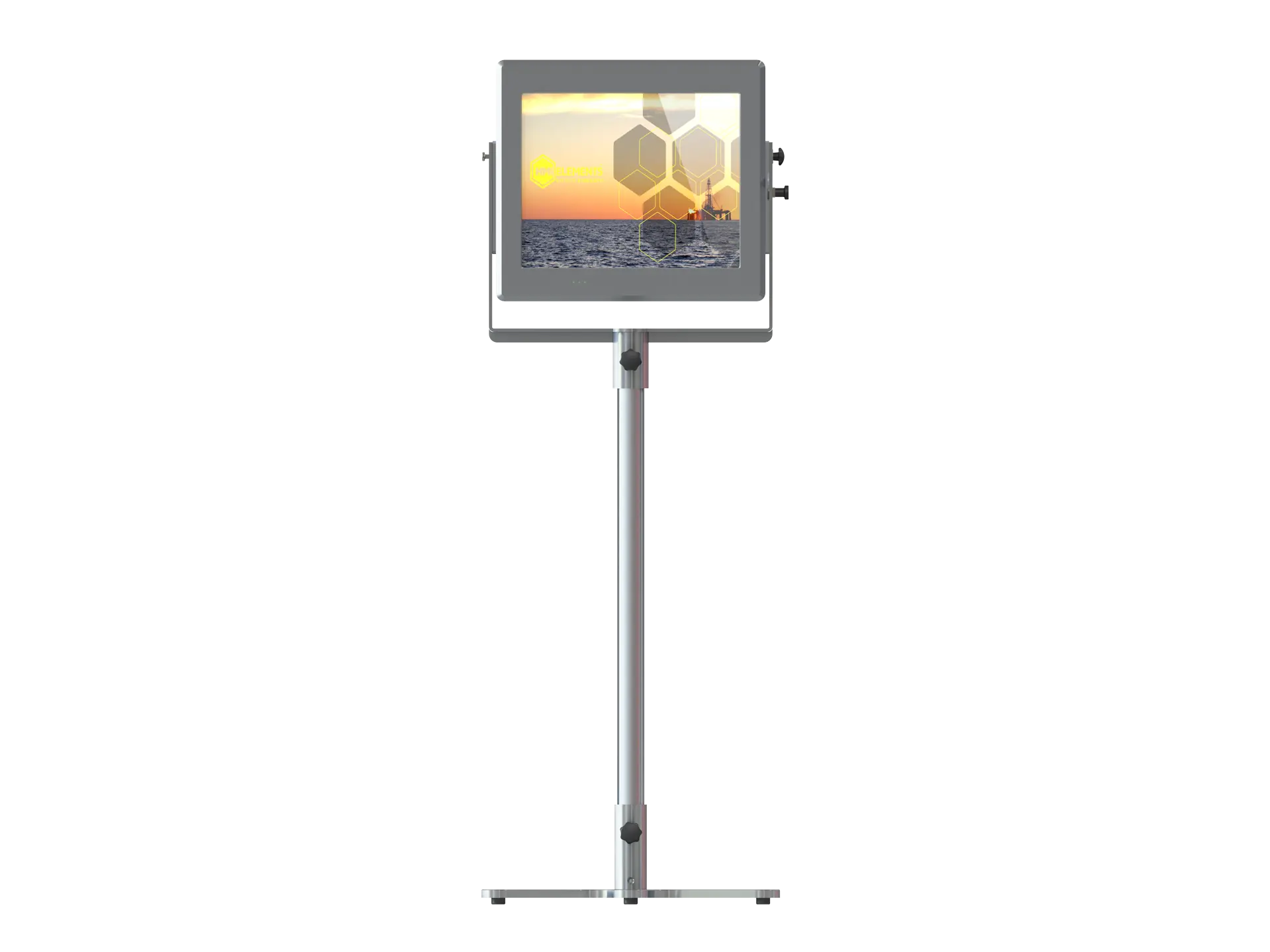 Yoke Stand | 1302-Z2 Rugged Floor Standing Solution with full tilt and ...