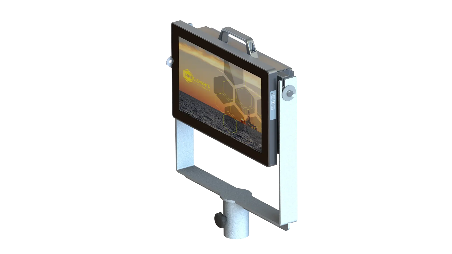 Yoke Stand | 1402-Z2 Rugged Floor Standing Solution with full tilt and ...