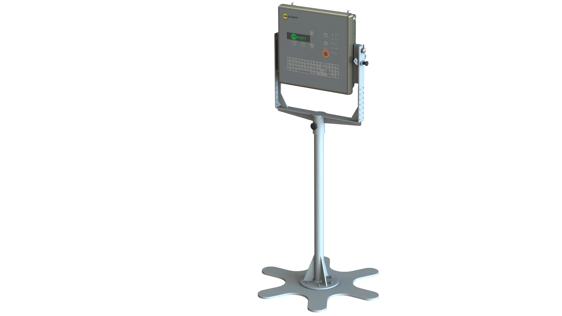 Yoke Stand | 1801-Z1 Rugged Floor Standing Solution with full tilt and ...